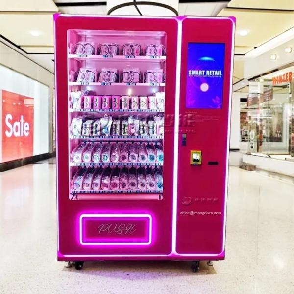 Quality Smart 24 Hours Self-service Automatic Custom Hair Vend Machine Cosmetics Vending for sale
