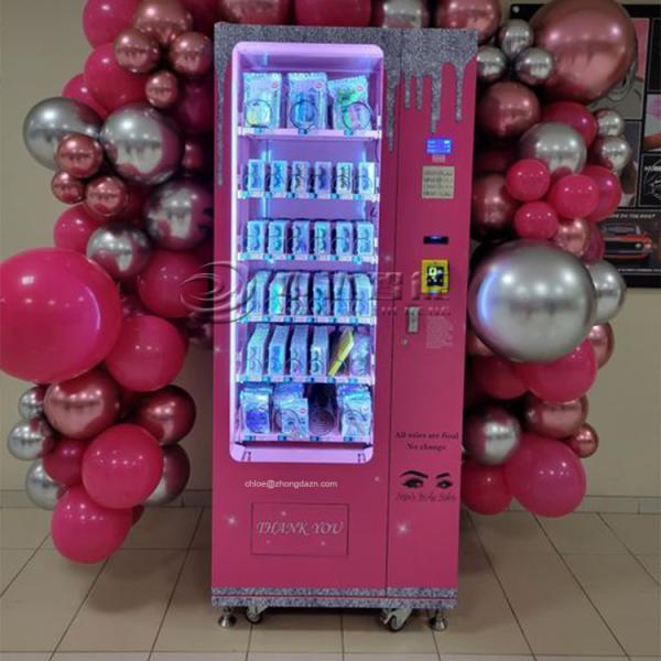 Quality Zhongda Customized Wrap Small Snack and Lash Vending Machine with Credit Card for sale