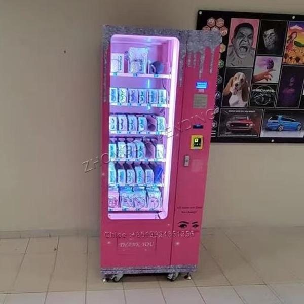 Quality Zhongda Customized Wrap Small Snack and Lash Vending Machine with Credit Card for sale