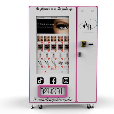 China LED Light Custom Trading Card Vending Machine  49 Inches Remote Control Touch Screen Wigs Clothes Vending Machine for sale
