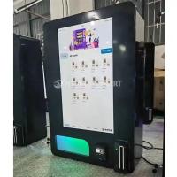 China Interactive Wall Mount Touch Screen Smart Hotel Vending Machine Cashless Payment System Coin Credit Card Token QR Code SDK for sale