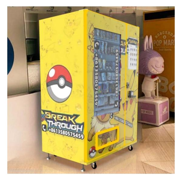 Quality Wholesale Custom Anime Trading Cards Vending Machine/Collectible Booster Cards Vending Amchine/ Sport Cards Vedning Machine for sale