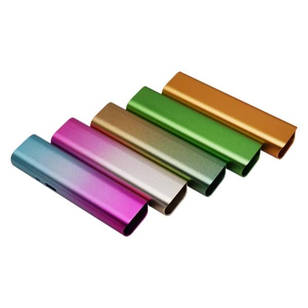 Quality Custom CNC Machined Gradient Anodized Aluminum Enclosure Electronic Spare Parts Housing for sale