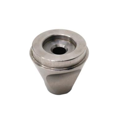 China Anti Theft Lock Nut CNC Machined Tapered Cone Nut With Multi Diameter Stepped Inner Bore for sale