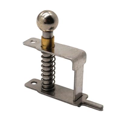 China Spring Loaded Mechanical Assembly With Mounting Plate U Bracket Ball Head Shaft Brass Bushing for sale
