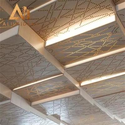China Aluminum Perforated Cover Drop Ceiling Grid for sale