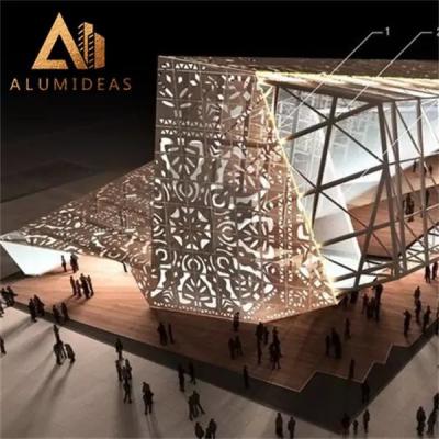 China Engraving aluminum facade for sale