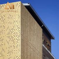 China Perforated aluminum facade cladding for sale