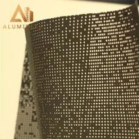 China Corrugated perforated aluminum cladding for sale
