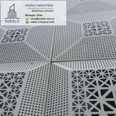 SUDALU Foshan Manufacture Customized Exterior Cladding Wall Aluminum Laser Cutting Panel