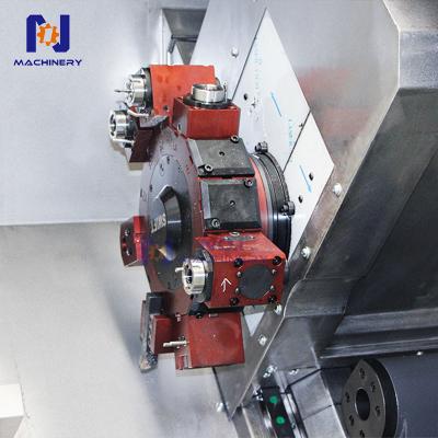 China Hoge precisie metalen CNC draaibank TCK56Y schuine bed Fanuc systeem Torno CNC voor metaal Te koop