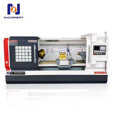 China OEM Horizontal CNC Lathe Machine Fanuc System CK6163 CNC Turning For Metal Working for sale