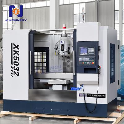 China Xk5032 Máquina de fresado CNC vertical de metal Máquina de fresado automática de rodilla en venta