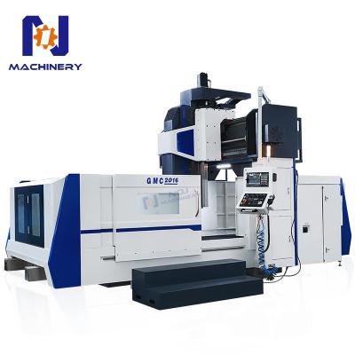 Cina GMC2016 Heavy Duty 2 Meter CNC Gantry Machining Center Bt50 4 Assi per il metallo in vendita