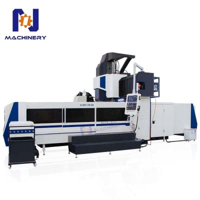 Cina Centro di lavoro a portale CNC GMC3518 da 3,5 metri con sistema di controllo Fanuc, fresatrice per metalli in vendita