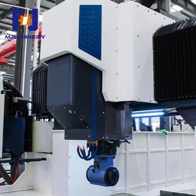 Cina Centro di lavoro a portale CNC GMC3518 da 3,5 metri con sistema di controllo Fanuc, fresatrice per metalli in vendita