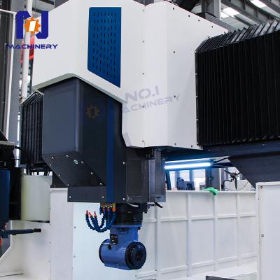Cina GMC4220 CNC Gantry Machining Center 4 metri per il metallo 1800x4000 mm in vendita