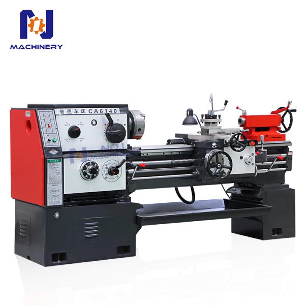 Quality CA6140 Universal Metal Lathe Machinery 52mm 80mm Spindle Hole Torno Lathe For Metal for sale