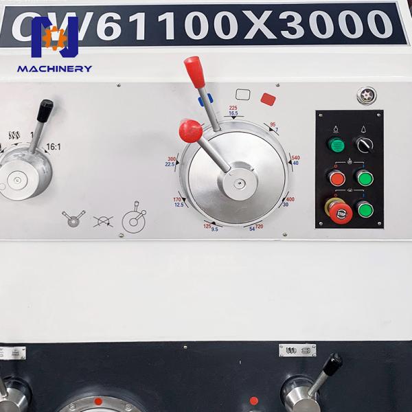 Quality CW61100 Metal Lathe Machine 3m Heavy Duty Horizontal Flat Bed Lathe Machine for sale