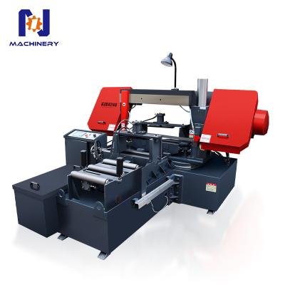 China Hydraulische bandzaag GZK4240 PLC-besturing Metalen bandzaagmachine Automatisch hoeksnijden Te koop