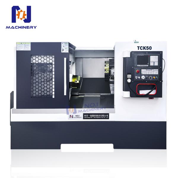 Quality TCK50 Small CNC Lathe Machine Light Duty Slant Bed Turning And Milling Center for sale