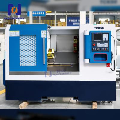 中国 中国製 CNCターニングセンター TCK50 CNCターン 12 ステーション 駆動塔斜床 CNCターン 販売のため
