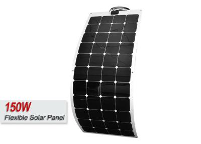 China Thin 160W Sunpower Semi Flexible Solar Panels With 30 Degree Bending Angle for sale