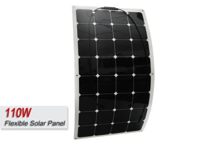 China 110w Lightweight Semi Flexible Bendable Solar Panel , Flexible PV Solar Panels for sale