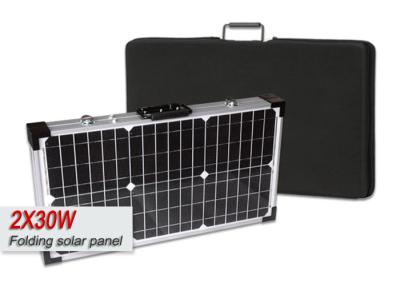China Portable 12v Folding Camping Solar Panels For Motorhomes / RV Trailers for sale
