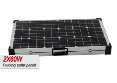 China Folding 120w RV Solar Panels , Motorhome 12V Solar Panel For Car Battery for sale