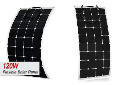 China 120 Watt RV Solar Panels 12v Flexible Portable Solar Power For RV Trailers for sale