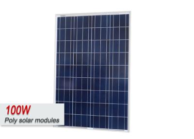 China Anti Aging EVA Poly Solar Panel , 120W / 100W Polycrystalline Solar Panel for sale