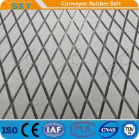 China Diamond Grooved Granulated Pattern Chevron Conveyor Rubber Belt for sale