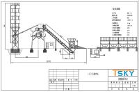 China 120m3/h Concrete Batching Mixing Plant for sale
