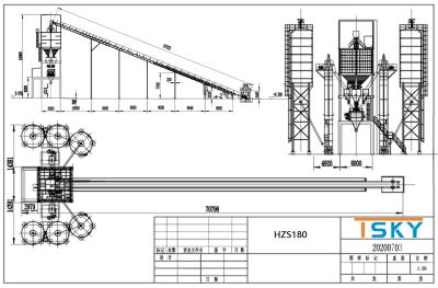 Cina Centrale di betonaggio concreta fissa HZS180 in vendita