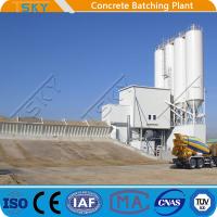China Horizontal HZS180 Concrete Batching Mixing Plant for sale