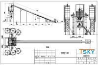 China HZS180 Precast Batch Plant for sale