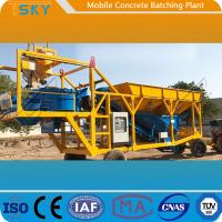 China HZS75 Mobile Concrete Batching Plant for sale