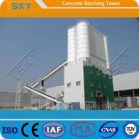 China Environment Friendly Tower Type HL90 Concrete Batching Plant for sale