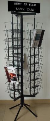 China steel magazine display rack for sale