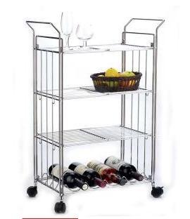 China steel display rack for fruit and can move for sale