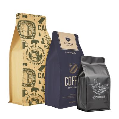 China Factory Direct Sales Good Quality Beans With Valve Bulk Coffee Stand up Pouches Bags Plastic Packaging Custom Coffee Bags for sale
