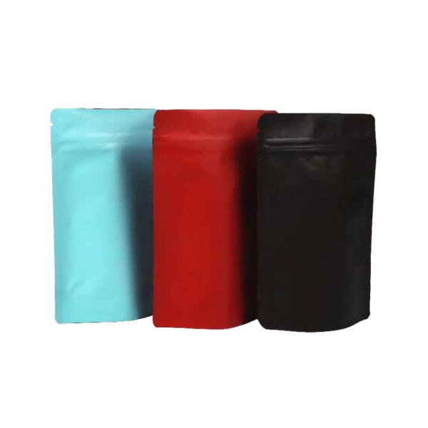 Quality Custom Printed Matte Small Resealable Ziplock Edible Candy Bags Pouches Stand up Pouch 3.5G Die Cut Plastic Packaging Mylar Bag for sale