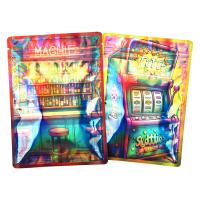 Quality Flash Deal Best Selling Holographic Zipper Bag Smell Proof Plastic Packaging for sale