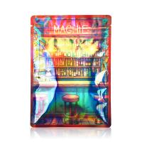 Quality OEM ODM Factory Wholesale Holographic Candy Gift Bags Edible Shape Resealable for sale
