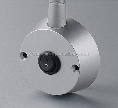 Cina Classificazione IP 23 Colletto di gallina Parete montato LED Testa letto Leggere luce ombra trasparente in vendita