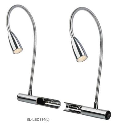 China 80 Ra kleurweergave Flexible Gooseneck LED-lezen aan het bed met aan-uit schakelaar Te koop