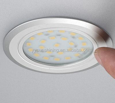 China 2- 12V LED-lamp onder kas met aanraakknop en kleurtemperatuur 3000K-6500K Te koop