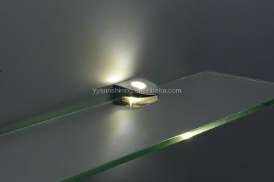Cina Arredamento interno o cucina Lampada a clip di vetro a LED con finitura in argento cromata in vendita