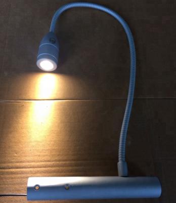 China 12v 1w Flexible Arm LED Bedside Reading Lights met Touch On Off Schakelaar in het donker Te koop